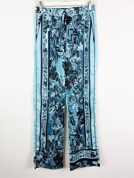 PatBO | Pants & Jumpsuits | Patbo Satin Wide Leg Drawstring Pants In ...